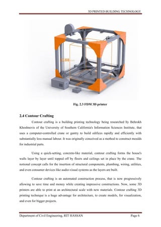 3 d printed building technology report | PDF