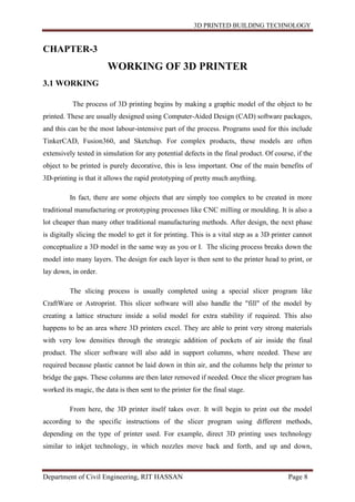 3 d printed building technology report | PDF