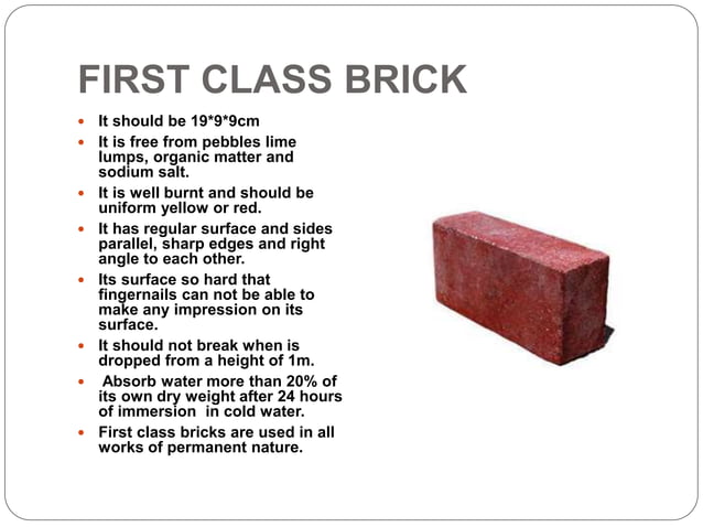 Report on a building material [ bricks] | PPTX | Geology | Science