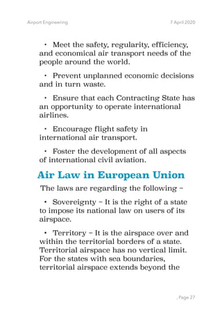 Report on airport engineering | PDF