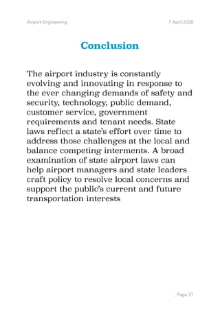 Report on airport engineering | PDF
