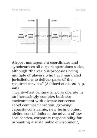 Report on airport engineering | PDF