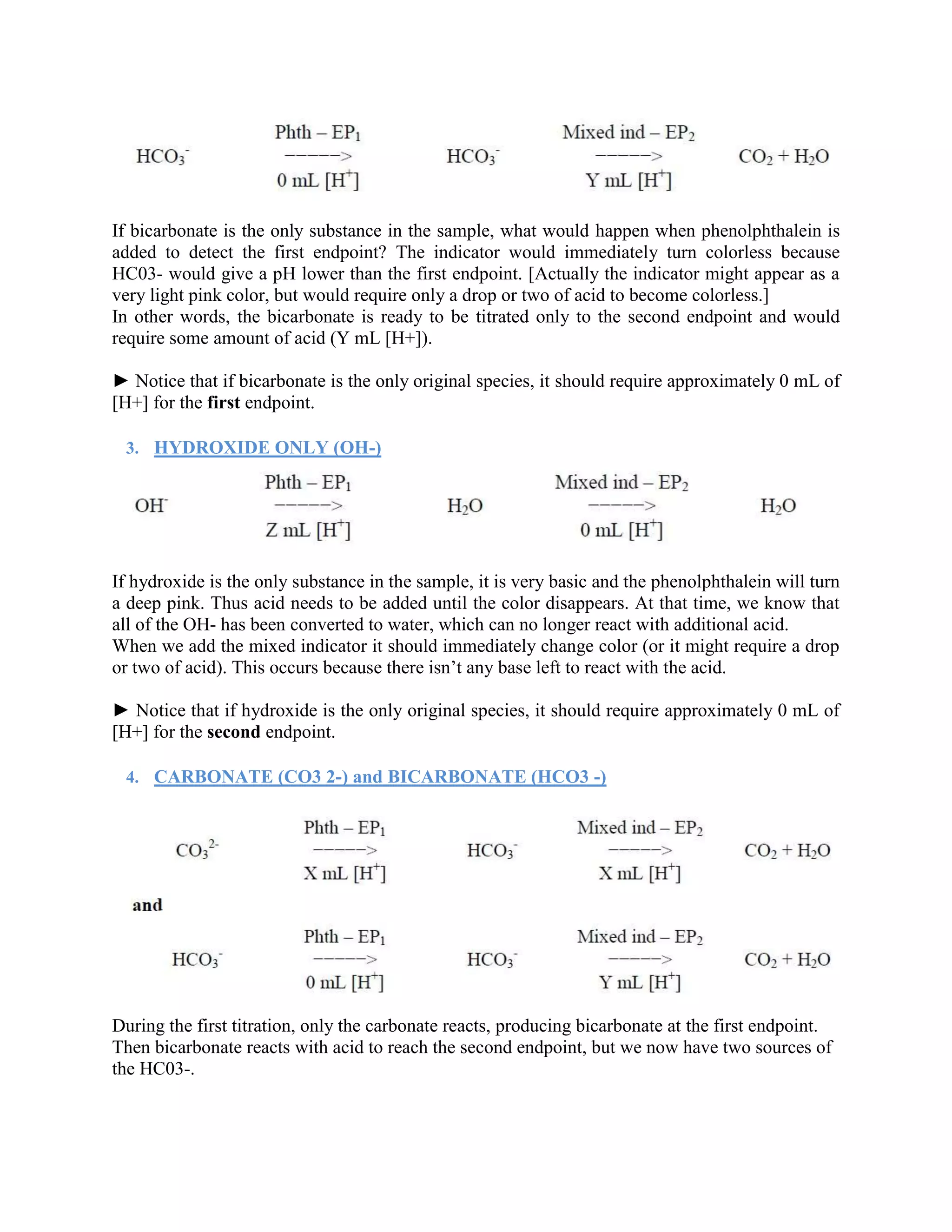 Report on alkalinity test | DOCX