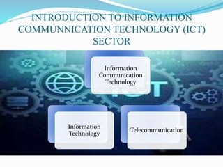 Report on analysis of indian (ict) | PPT