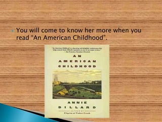 Report on an american childhood | PPTX