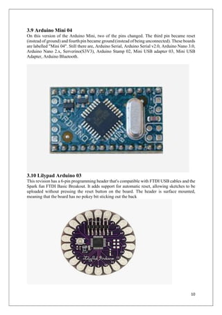 Report on arduino | PDF