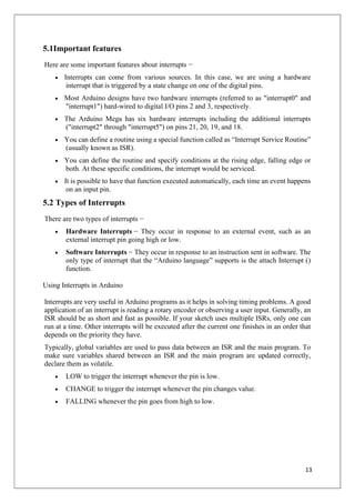 Report on arduino | PDF