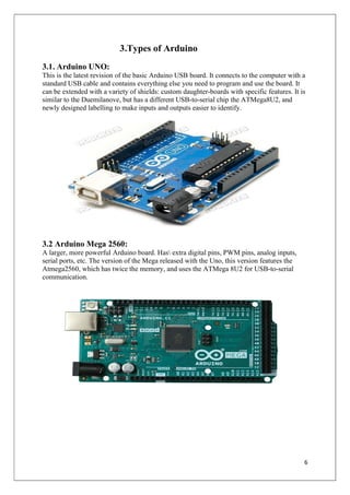 Report on arduino | PDF