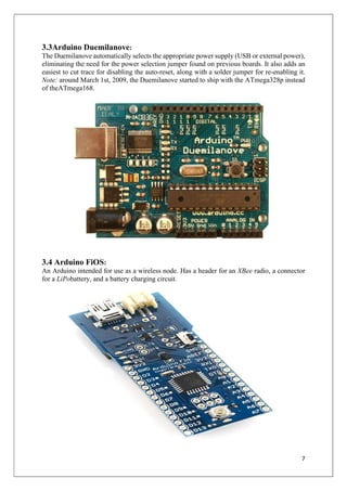 Report on arduino | PDF