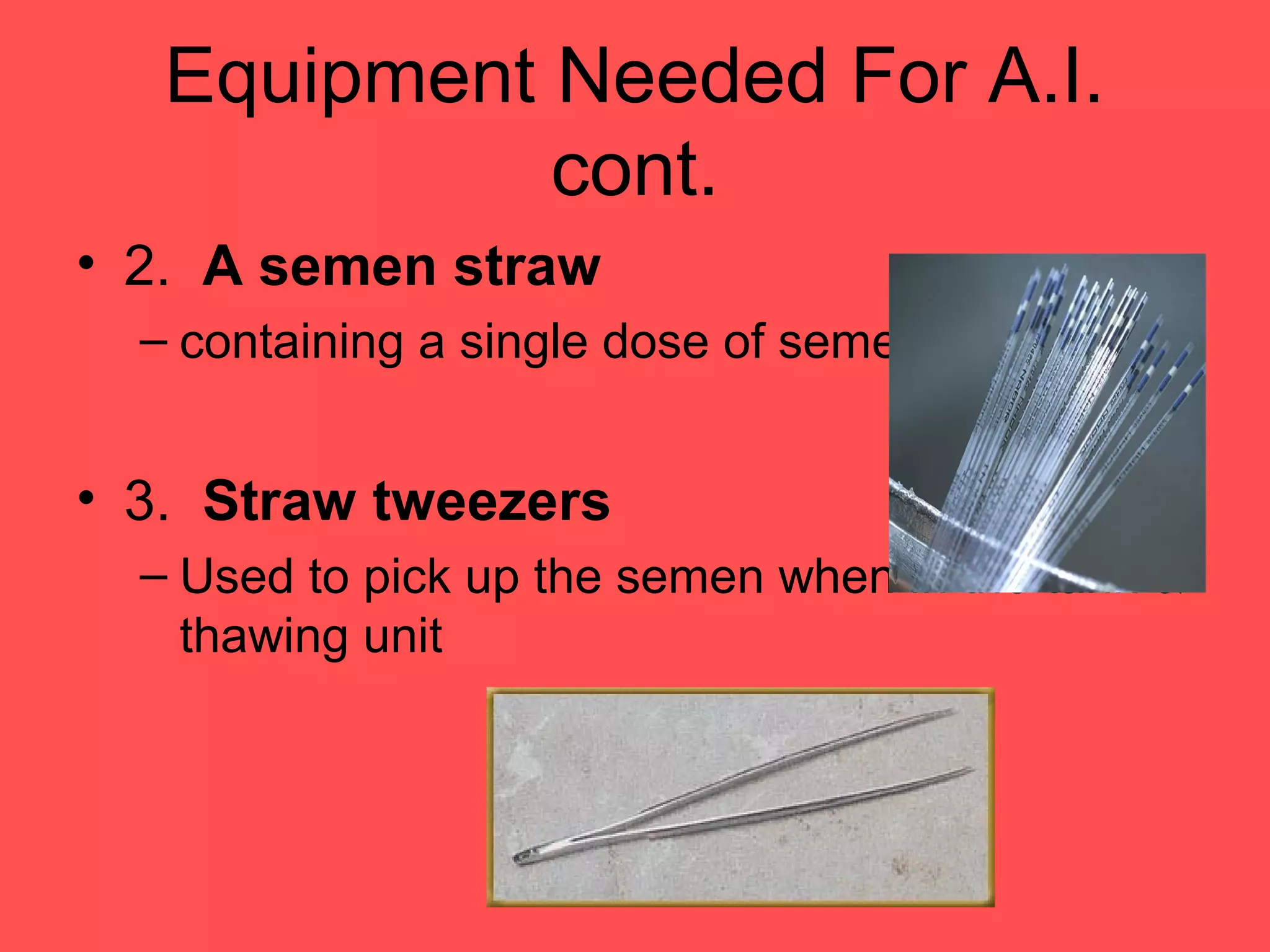 ARTIFICIAL INSEMINATION | PPT