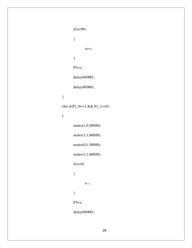 Report on automatic door