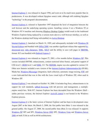 Report on browser war | DOC