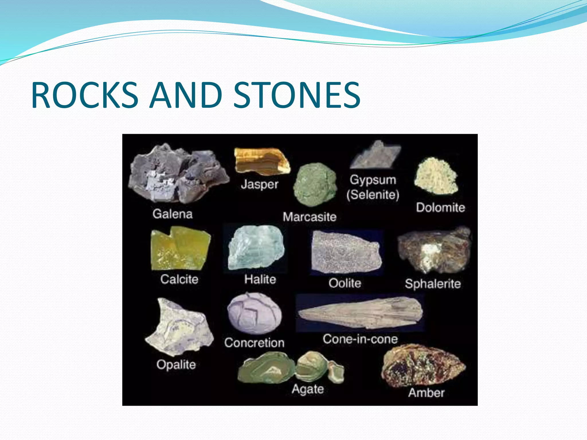 Report on building material[ rock and stone | PPT