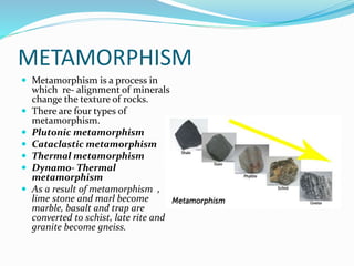 Report on building material[ rock and stone | PPT