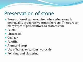 Report on building material[ rock and stone | PPT