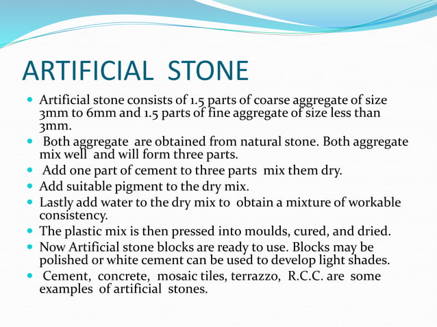 Report on building material[ rock and stone | PPT