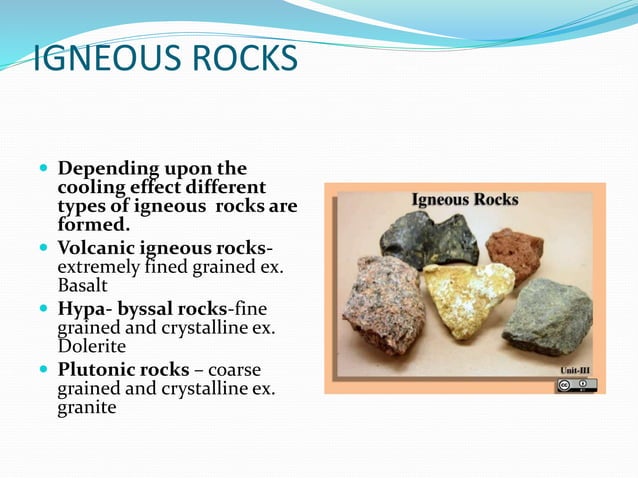 Report on building material[ rock and stone | PPT