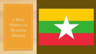 Report on Myanmar and India Presentation | PPTX