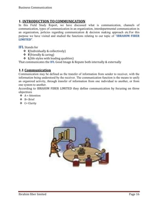 Report On Business Communication | DOCX