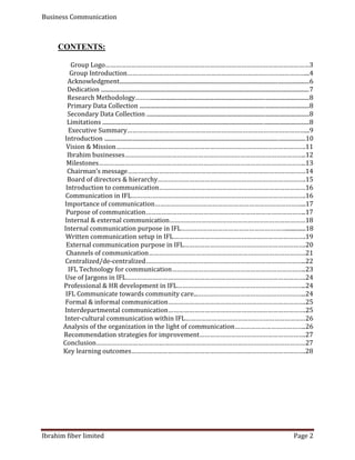 Report On Business Communication | DOCX