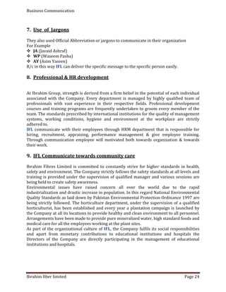 Report On Business Communication | DOCX