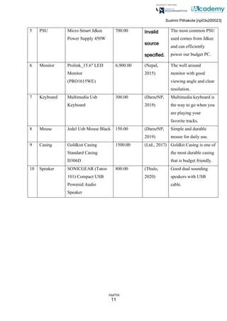 Cheap vs High End PC | PDF