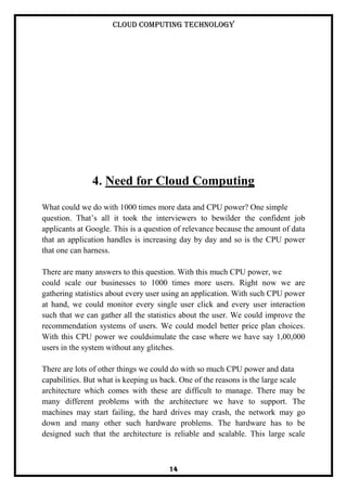 Report on cloud computing by prashant gupta | DOCX