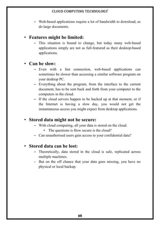 Report on cloud computing by prashant gupta | DOCX