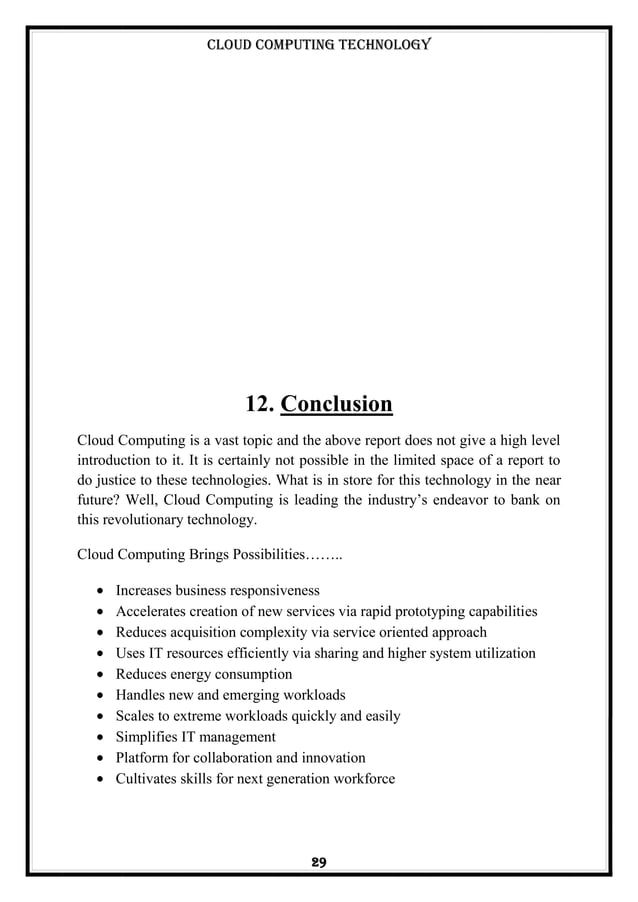 Report on cloud computing by prashant gupta | DOCX | Cloud Computing | Internet