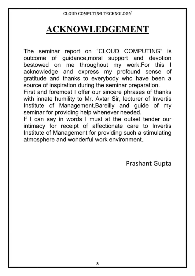 Report on cloud computing by prashant gupta | DOCX | Cloud Computing ...