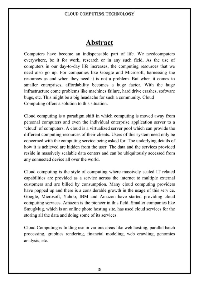 Report on cloud computing by prashant gupta | DOCX | Cloud Computing | Internet