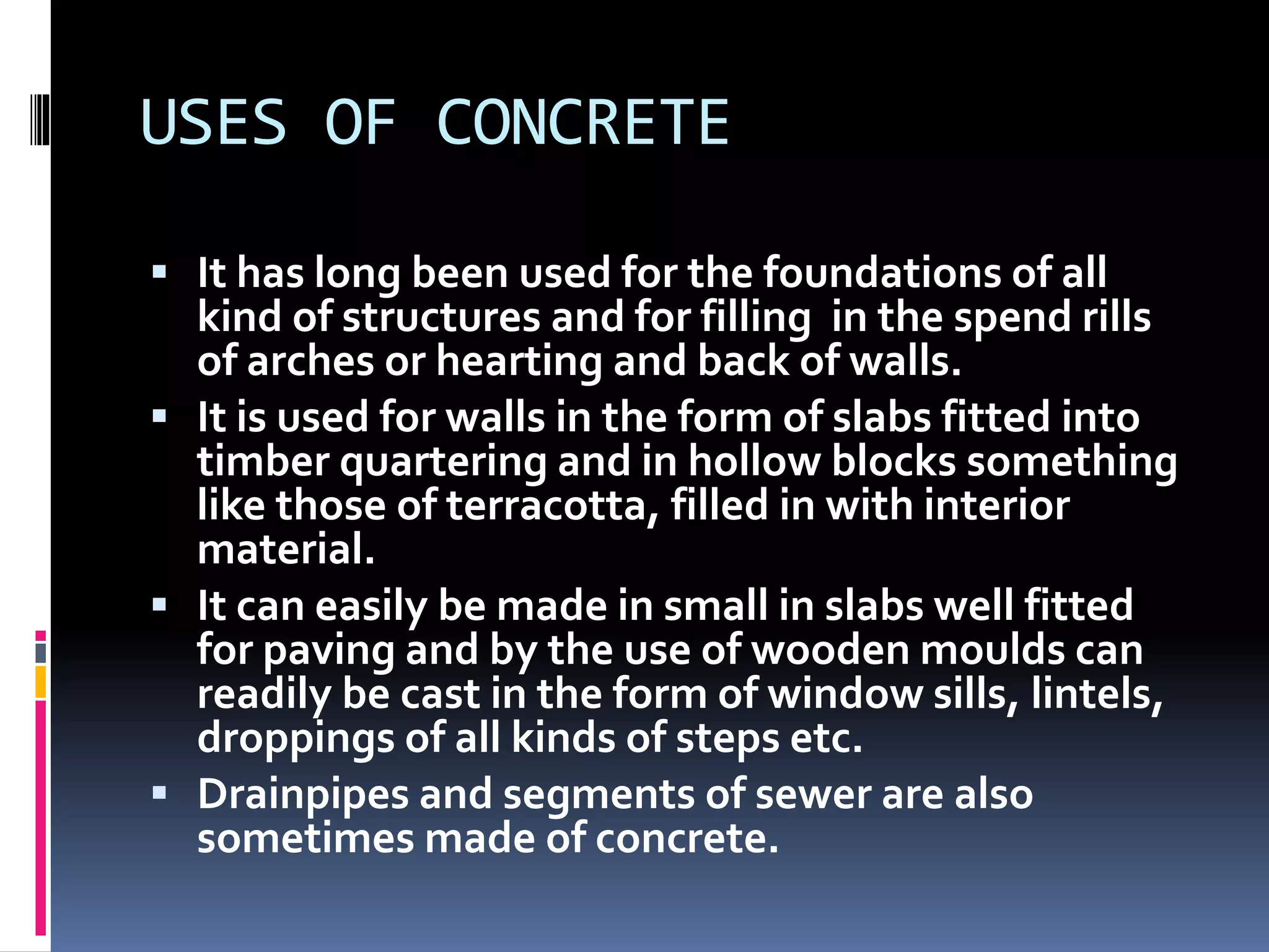 Report on concrete | PPTX