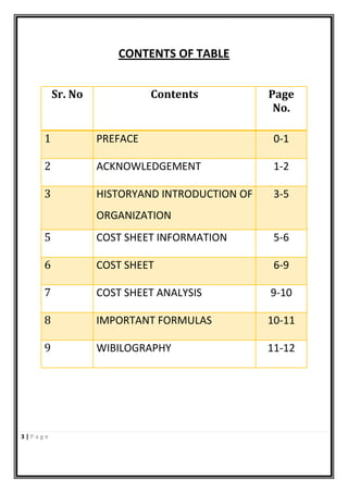 Report on cost analysis (cost) | PDF