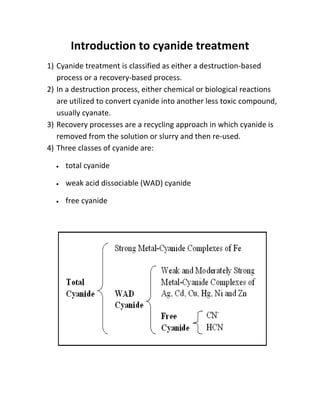 Report on cyanide removal from industrial waste water | PDF