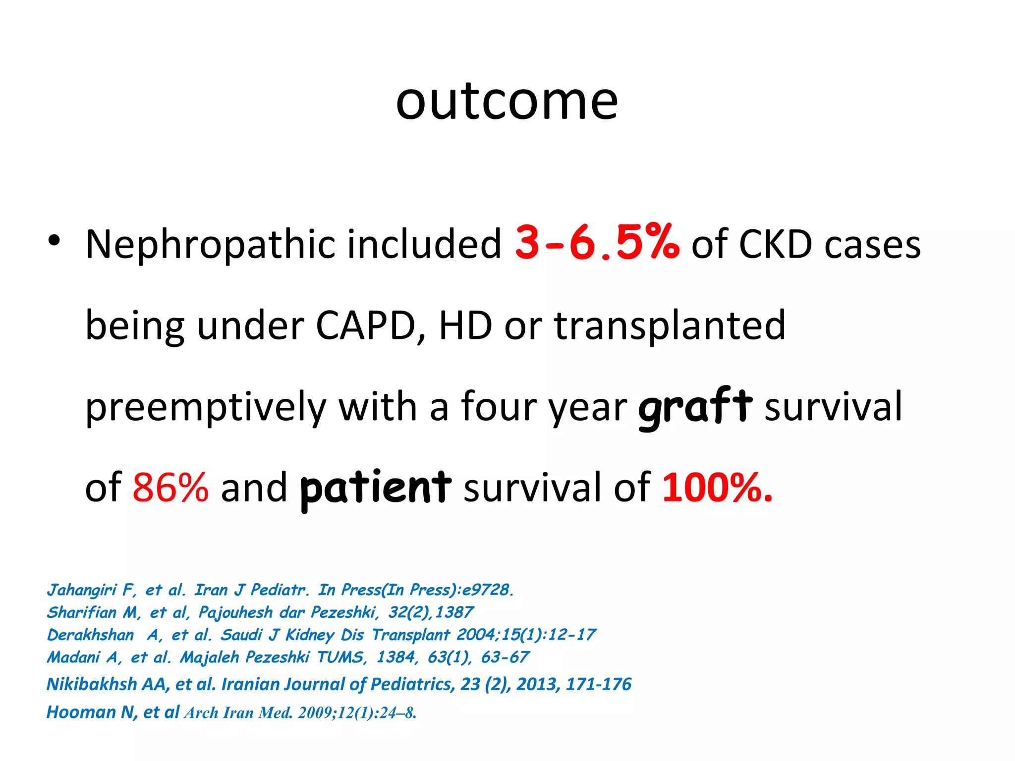 Report on cystinosis in iranian children | PPT