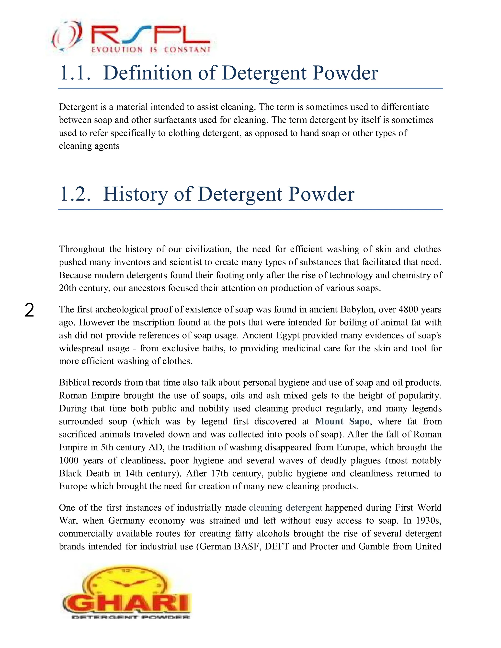 Report on Detergent industry of BD.pdf
