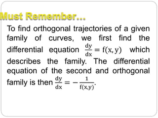 Report on differential equation | PPTX