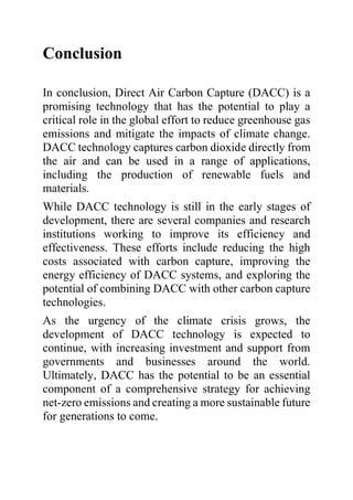 Report on Direct air carbon capture.pdf