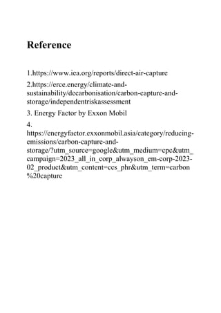 Report on Direct air carbon capture.pdf