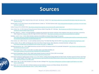 Report on Doha COP18 from ISciences | PPTX