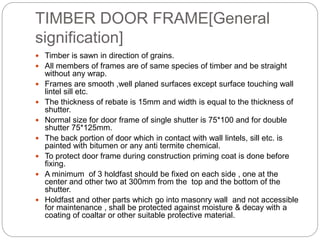 Report on doors | PPTX