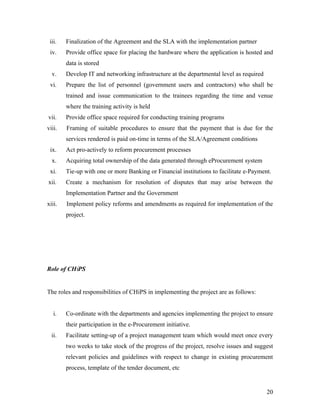 Report on e procurement | DOC