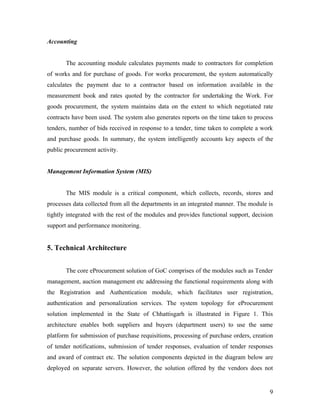 Report on e procurement | DOC