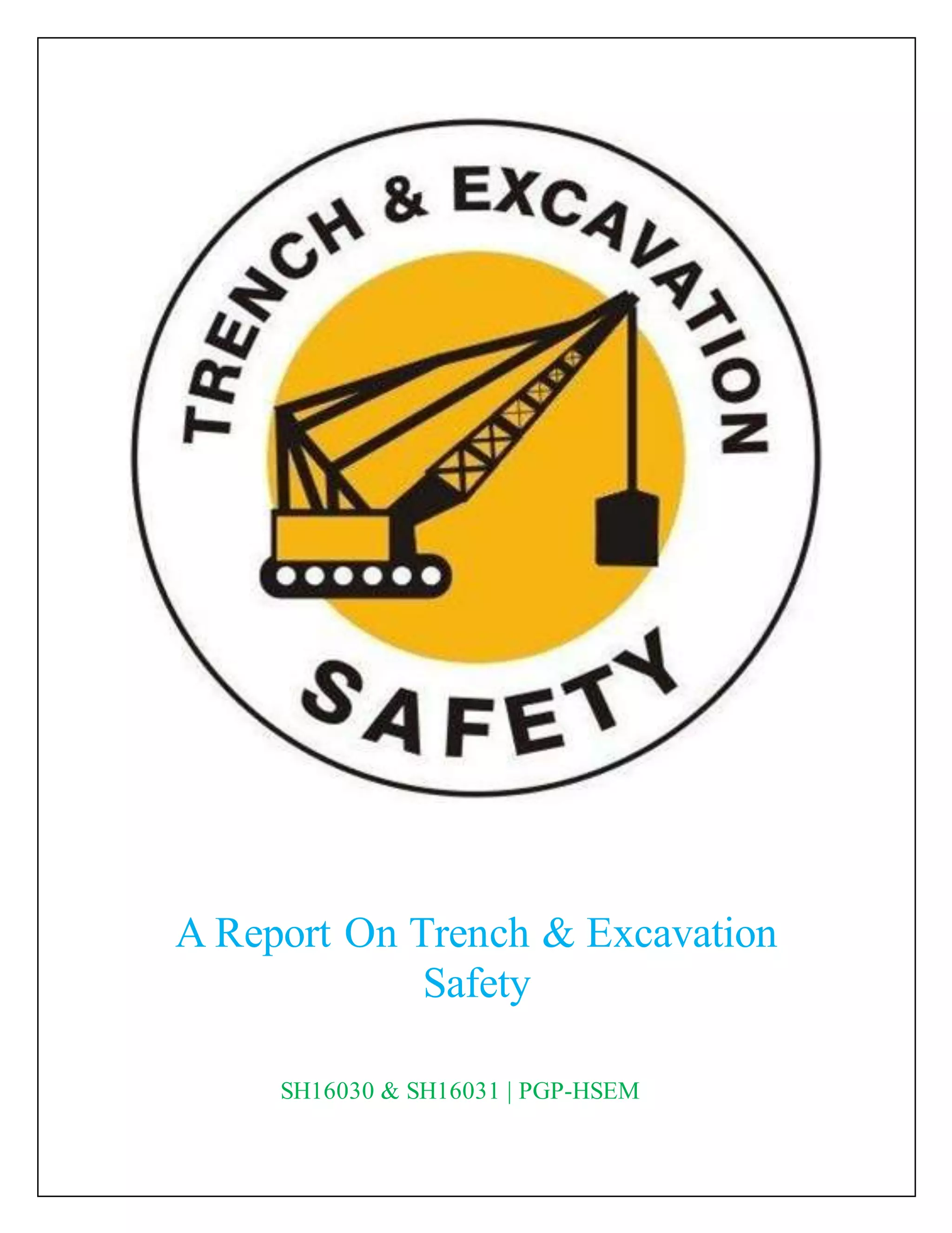 Report on excavation | DOCX