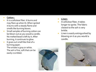 Report on fibers | PPTX