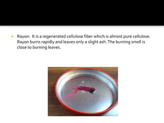 Report on fibers | PPTX