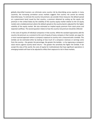 Report on financial research paper | PDF