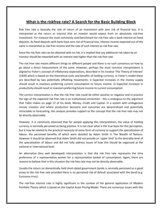 Report on financial research paper | PDF