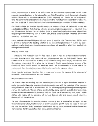 Report on financial research paper | PDF