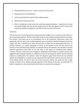 Report on financial research paper | PDF